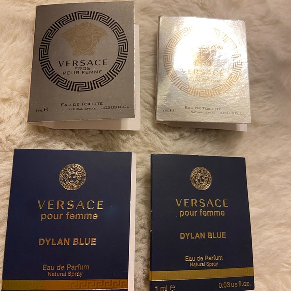 Versace | Grooming | New Bundle Of 4 Sample Size Versace Dylan Blue ...